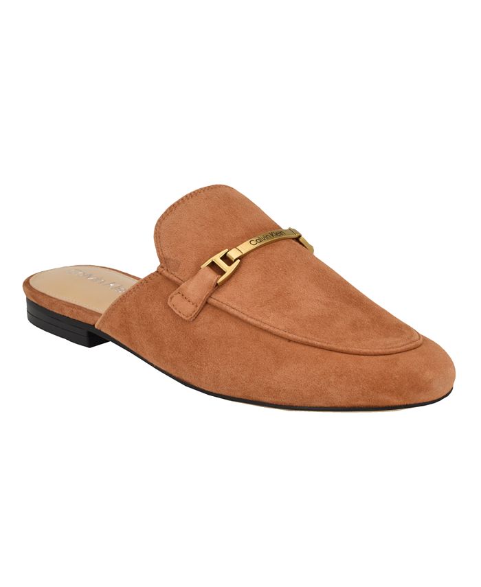 Calvin Klein Women's Sidoll Almond Toe Slip-On Casual Loafers - Macy's