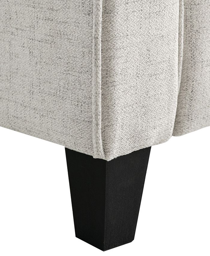 Lifestyle Solutions 33.9" Polyester Harvard Chair with Curved Arms - Macy's