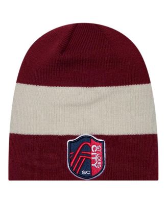 Men's New Era Red St. Louis City SC 2024 Kick Off Collection Knit ...