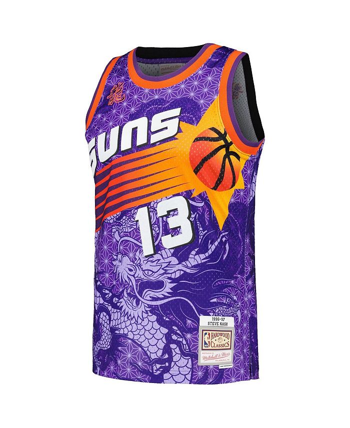 Mitchell & Ness Men's Steve Nash Purple Phoenix Suns 1996/97 Hardwood ...