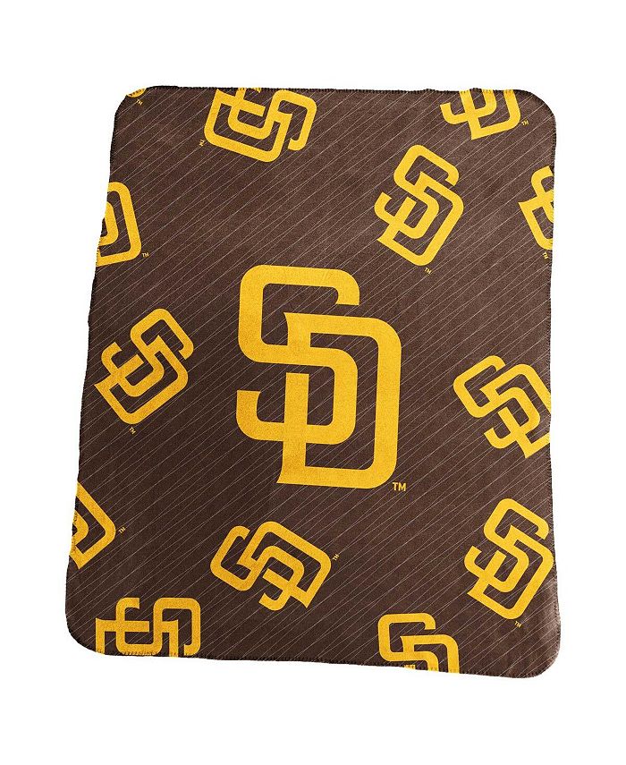 Logo Brands San Diego Padres 50" x 60" Repeating Logo Classic Plush ...