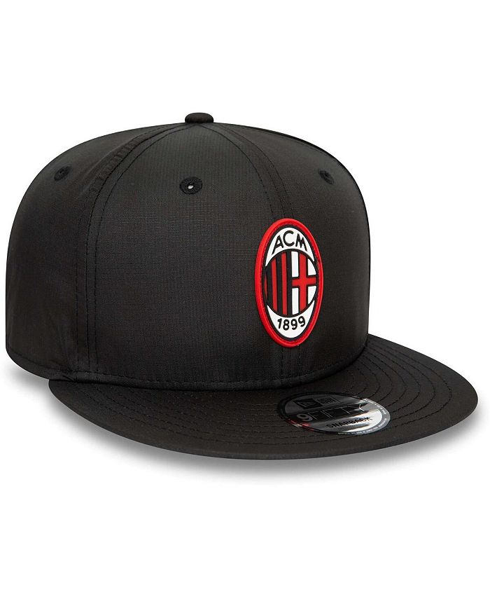 New Era Men's Black AC Milan Ripstop 9FIFTY Snapback Hat - Macy's