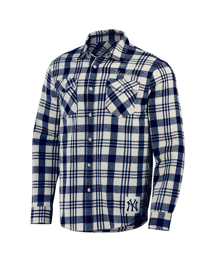 Fanatics Men's Darius Rucker Collection By Navy New York Yankees Plaid ...