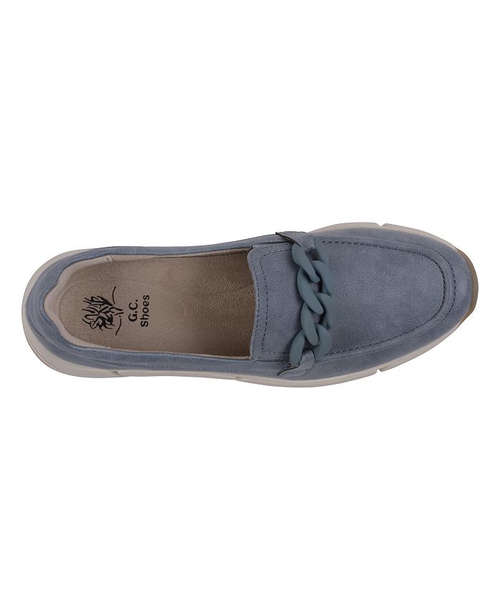GC Shoes Women's Molly Chain Hardware Slip On Sneakers - Macy's