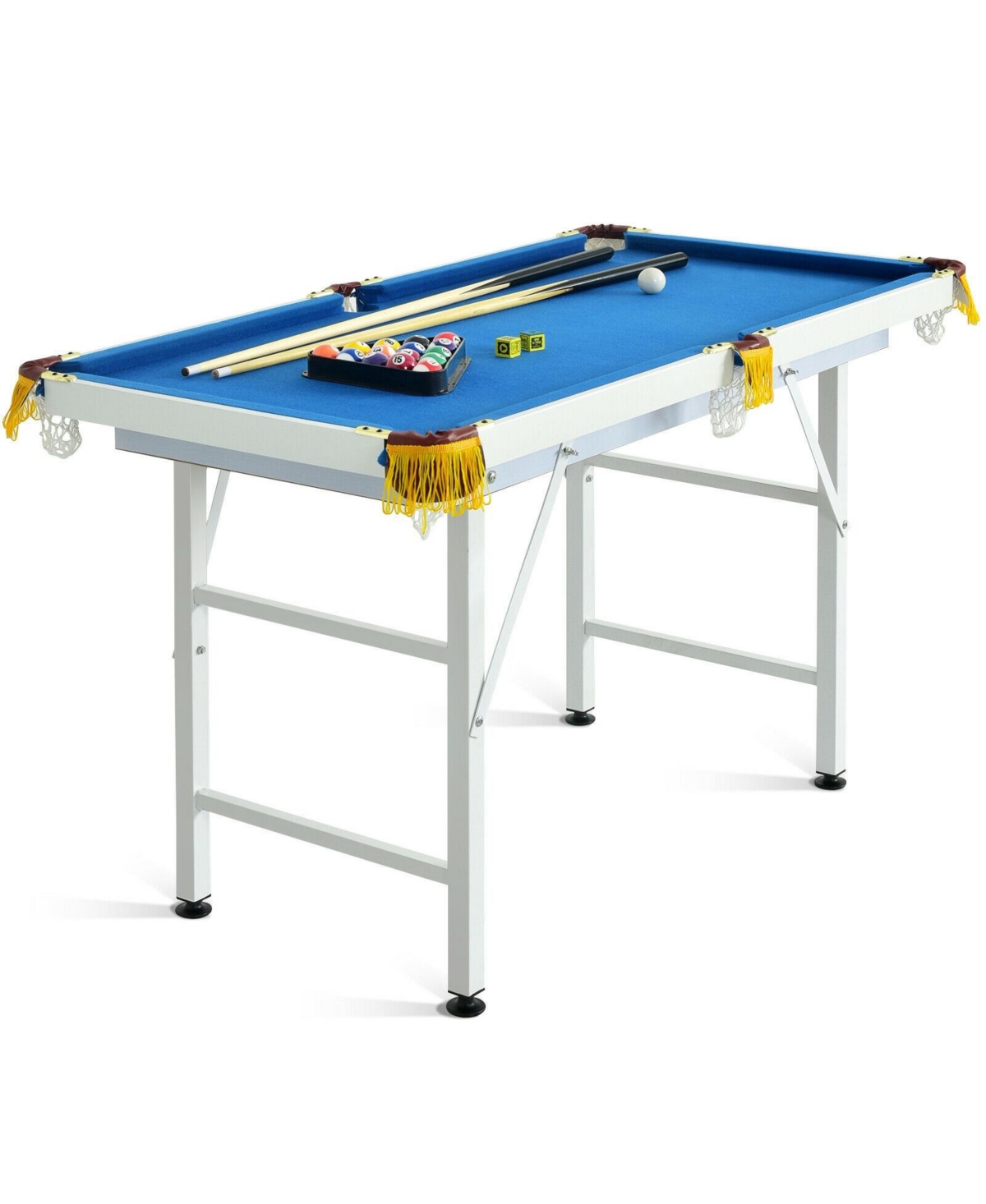 Click here for Sugift 47 Inch Folding Billiard Table with Cues an... prices