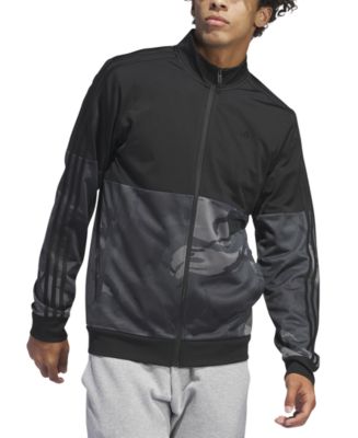 adidas Men's Half-Camo Full-Zip Tricot Track Jacket - Macy's