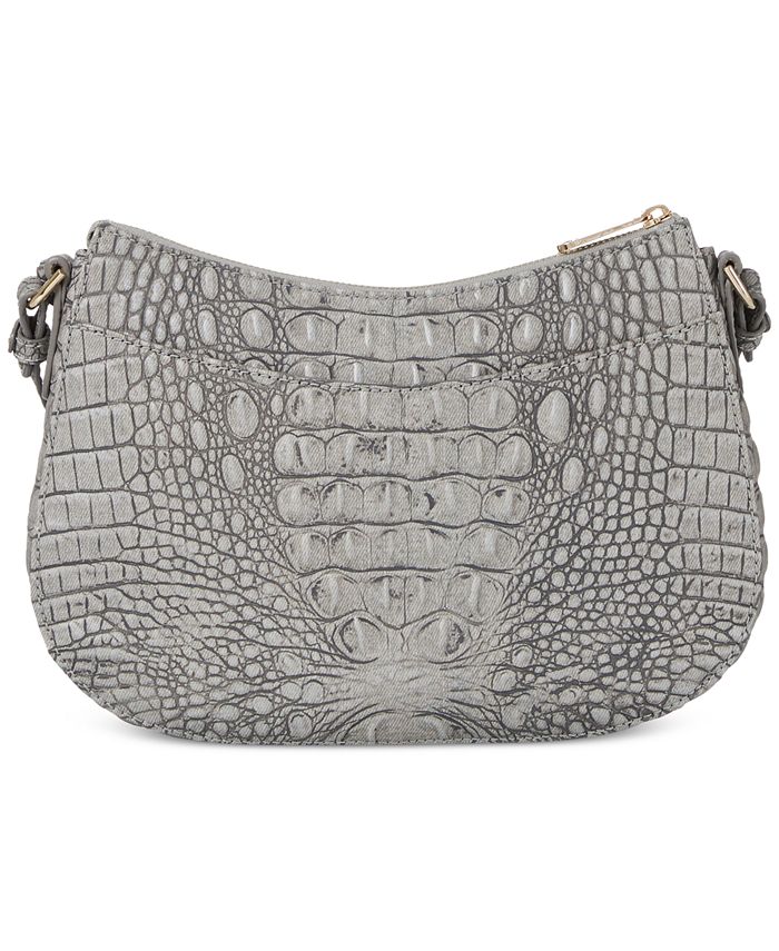 Brahmin Shayna Fairest Grey Tetra Small Leather Crossbody - Macy's