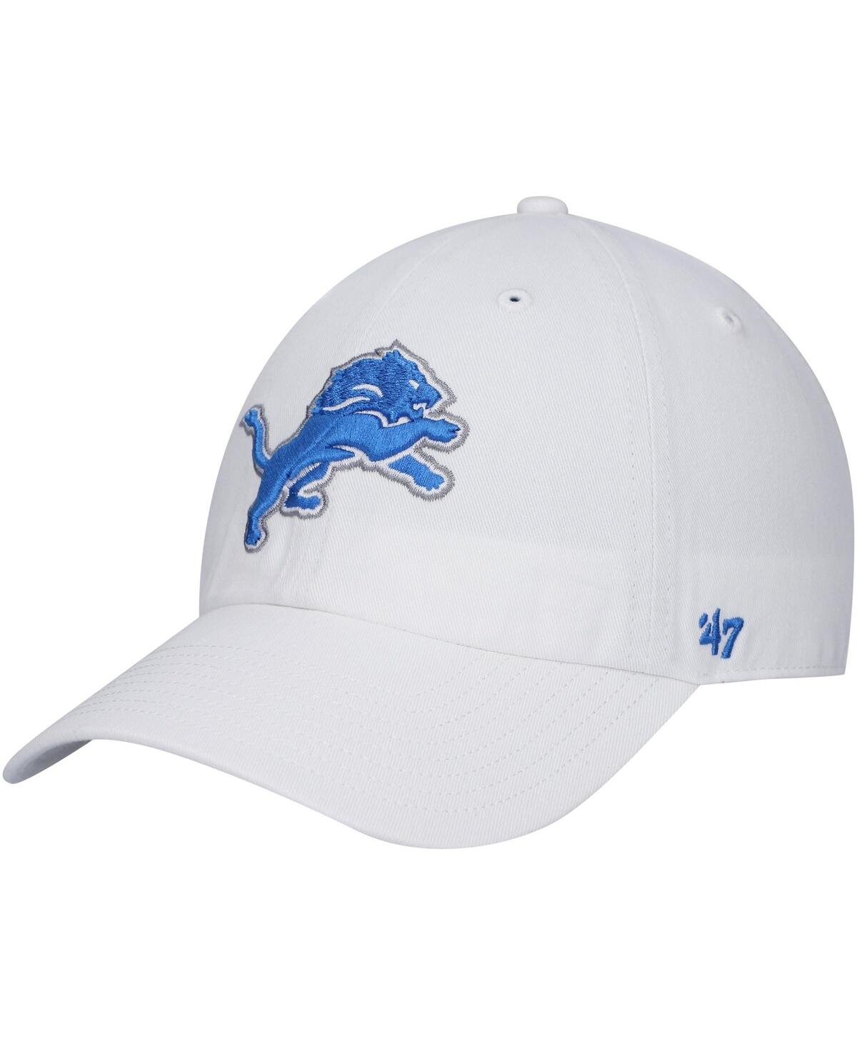 Click here for Mens 47 Brand White Detroit Lions Clean Up Adjusta... prices