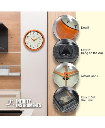 Infinity Instruments Round Wall Clock - Macy's