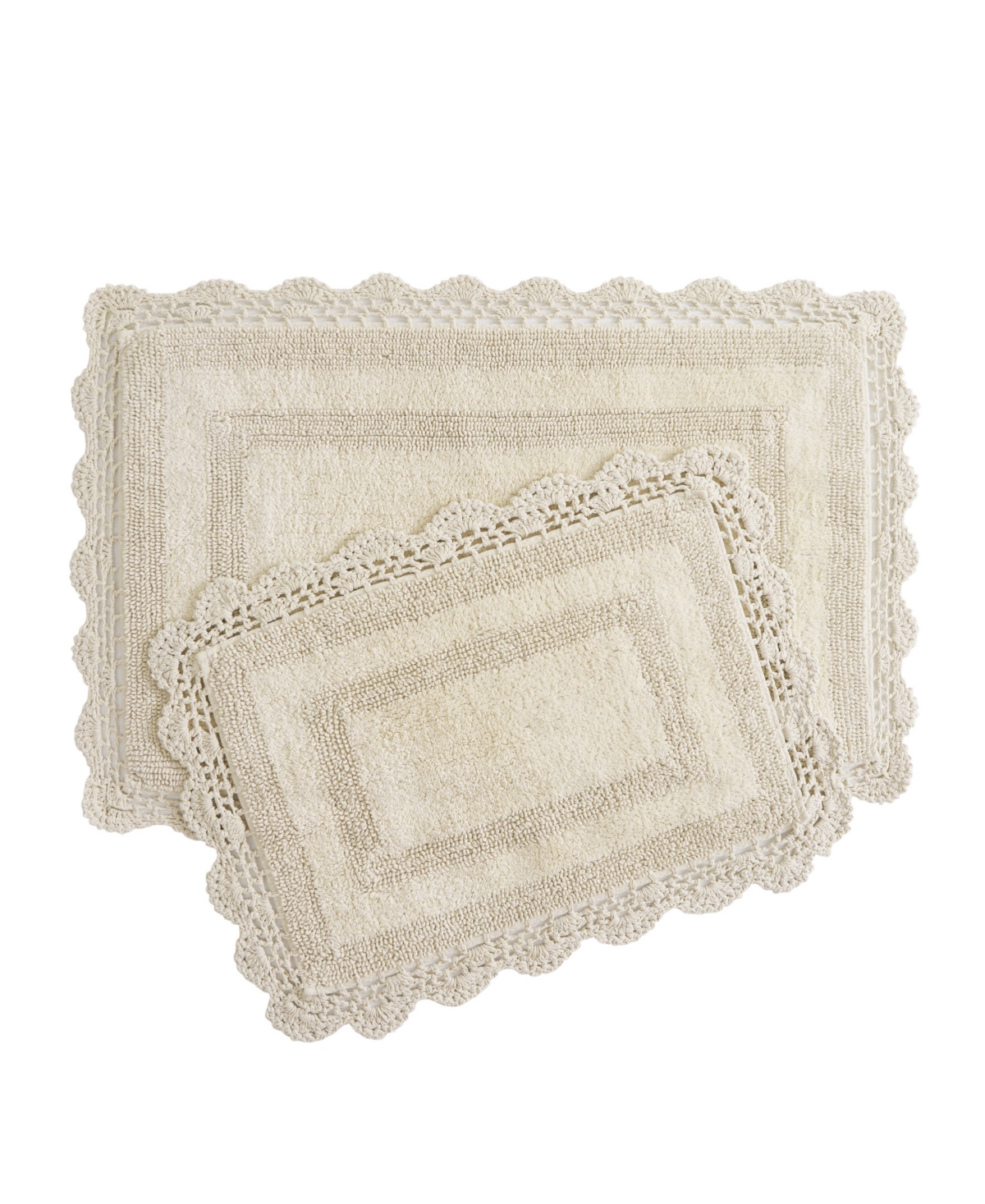 Click here for Laura Ashley Crochet Reversible Cotton 2-Pc. Bath... prices