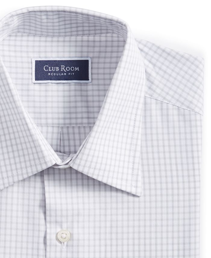 Club Room Men's Regular-Fit Dress Shirt, Created for Macy's - Macy's