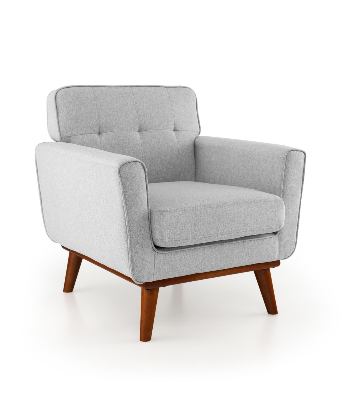 Click here for Modern Accent Chair Upholstered Linen Fabric Armch... prices