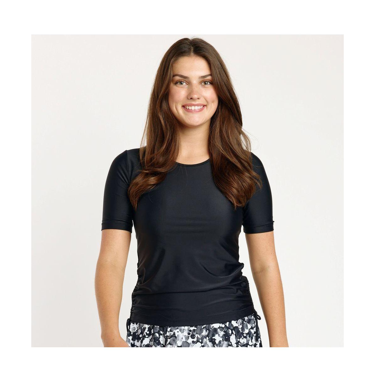 Click here for Calypsa Womens Lena Swim Top - Black prices