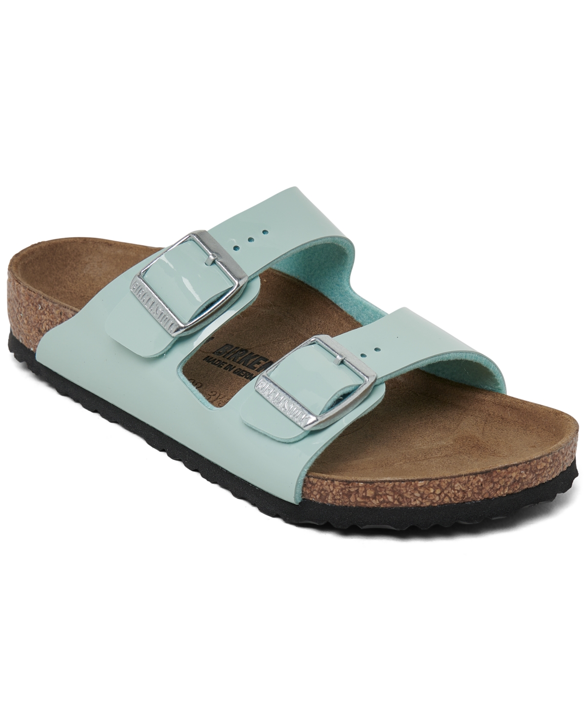Click here for Birkenstock Little Girls Arizona Birko-Flor Patent... prices