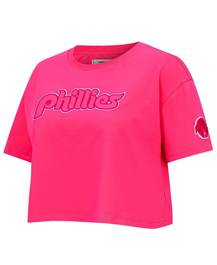 Pro Standard Women's Pink Philadelphia Phillies Triple Pink Boxy ...