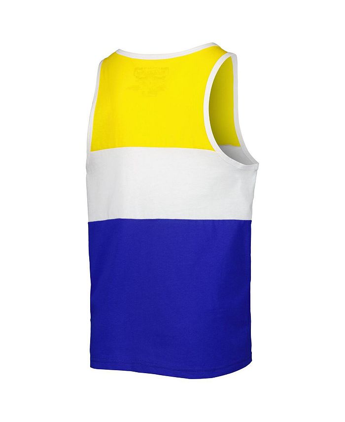 Mitchell & Ness Big Boys and Girls Royal, Gold Golden State Warriors ...