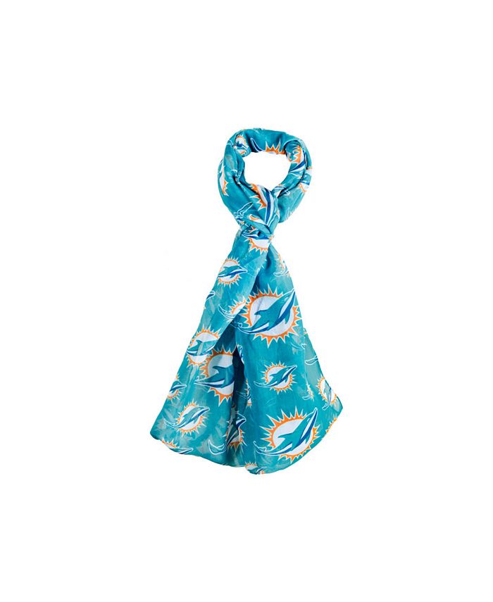 Forever Collectibles Miami Dolphins All Over Logo Infinity Scarf - Macy's