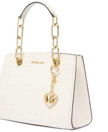 Michael Kors Charms Metal MK Heart Pave Key Charm - Macy's