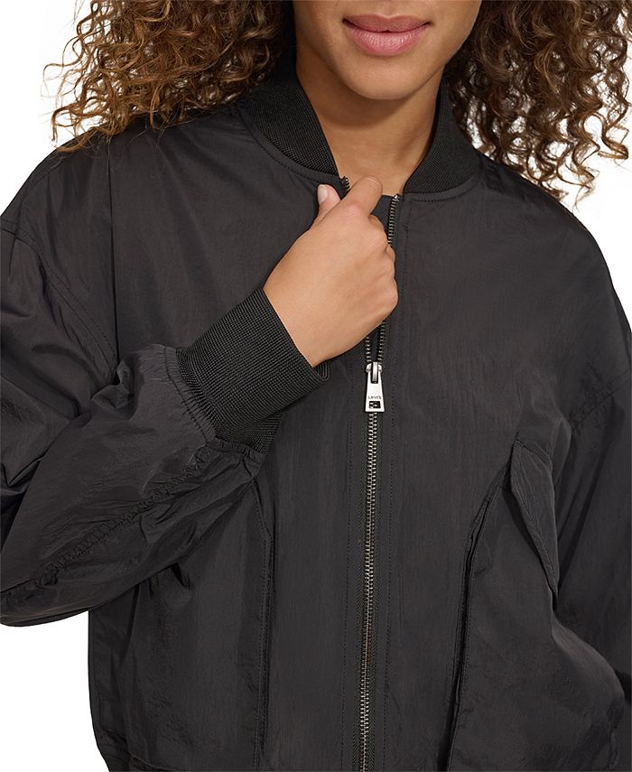 Levi's Women's Lightweight Techy Bomber Jacket - Macy's