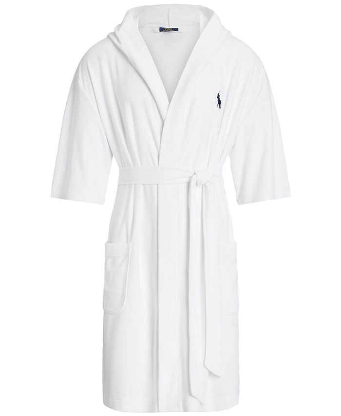 Polo Ralph Lauren Men's Terry Cabana Hooded Robe - Macy's