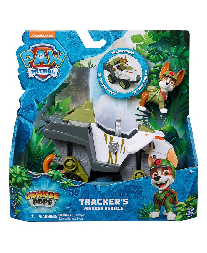 Paw Patrol Jungle Pups, Tracker's Monkey Vehicle, Toy Truck with ...