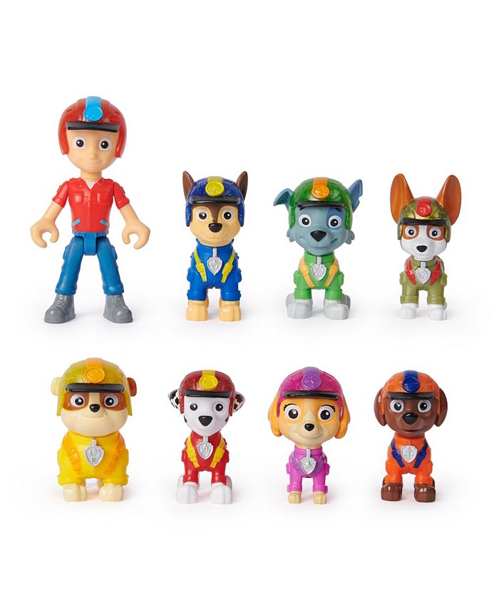 Paw Patrol - Jungle Pups Action Figures Gift Pack, with 8 Collectible ...