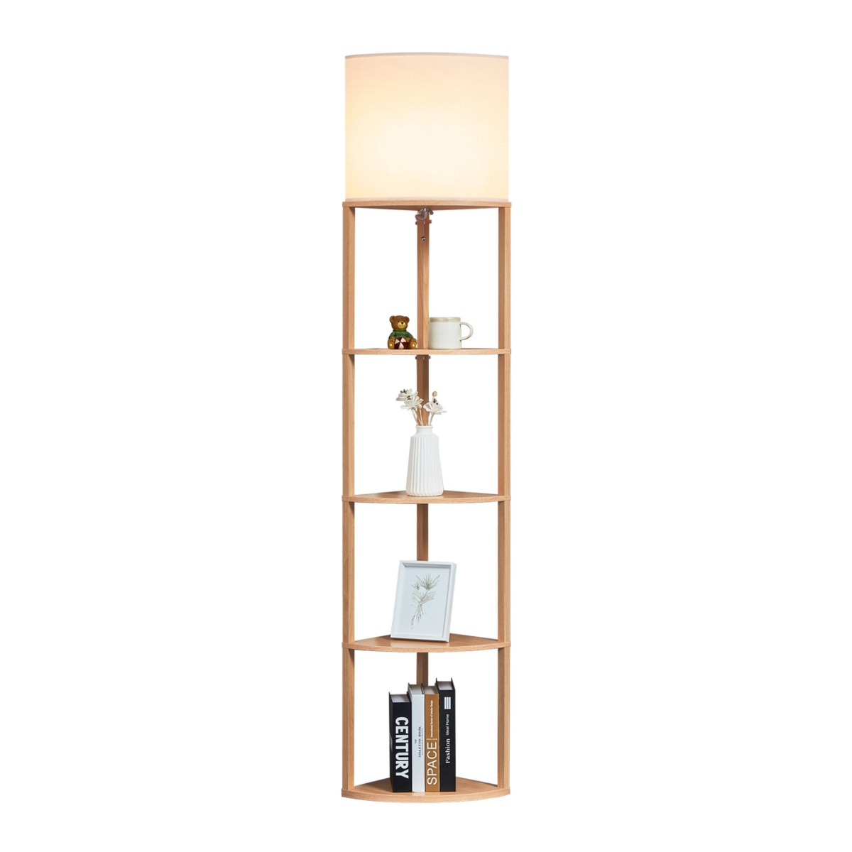 Click here for Atamin Alvis Edge - Corner Shelf Floor Lamp  Led B... prices