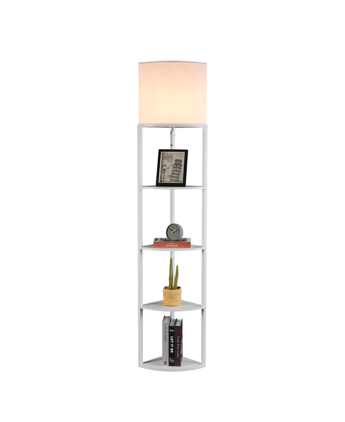 Click here for Atamin Alvis Edge - Corner Shelf Floor Lamp  Led B... prices