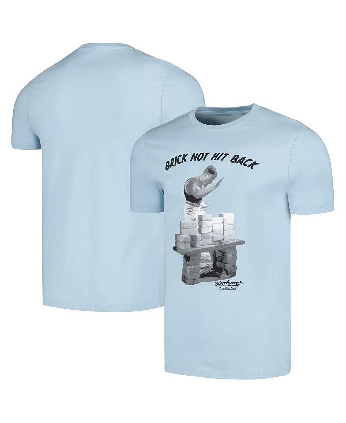 Contenders Clothing Men's Light Blue Bloodsport Brick Not Hit Back T ...