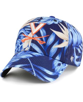 Men's '47 Brand Navy Virginia Cavaliers Tropicalia Clean Up Adjustable ...