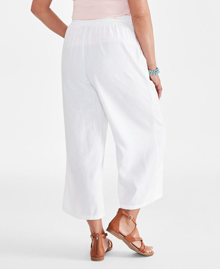 Style & Co Women's Cropped Drawstring Pants, Created for Macy's - Macy's