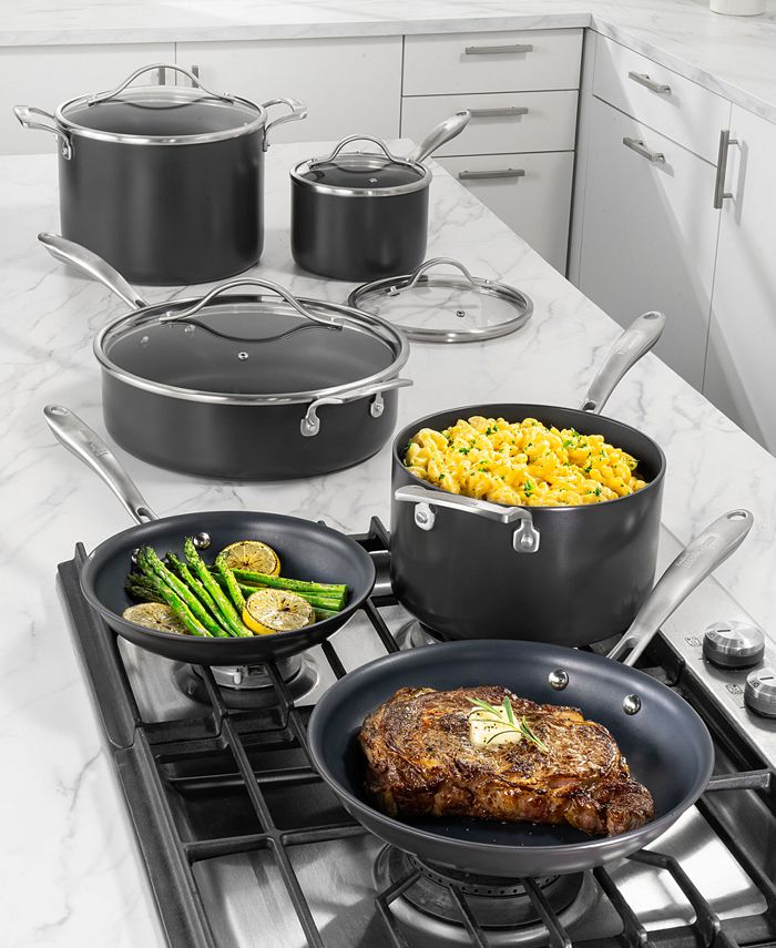 Guy Fieri Flavortown Hard-Anodized Laser Titanium Aluminum 10-Pc ...