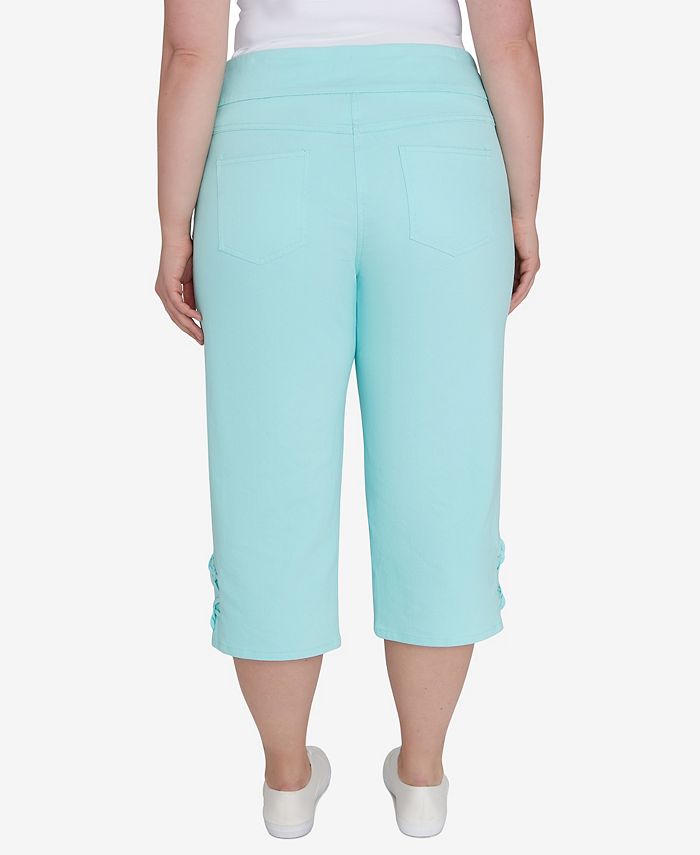 Ruby Rd. Plus Size Embellished Stretch Denim Capri Pants - Macy's Ruby Rd. Plus Size Embellished Stretch Denim Capri Pants - Macy's