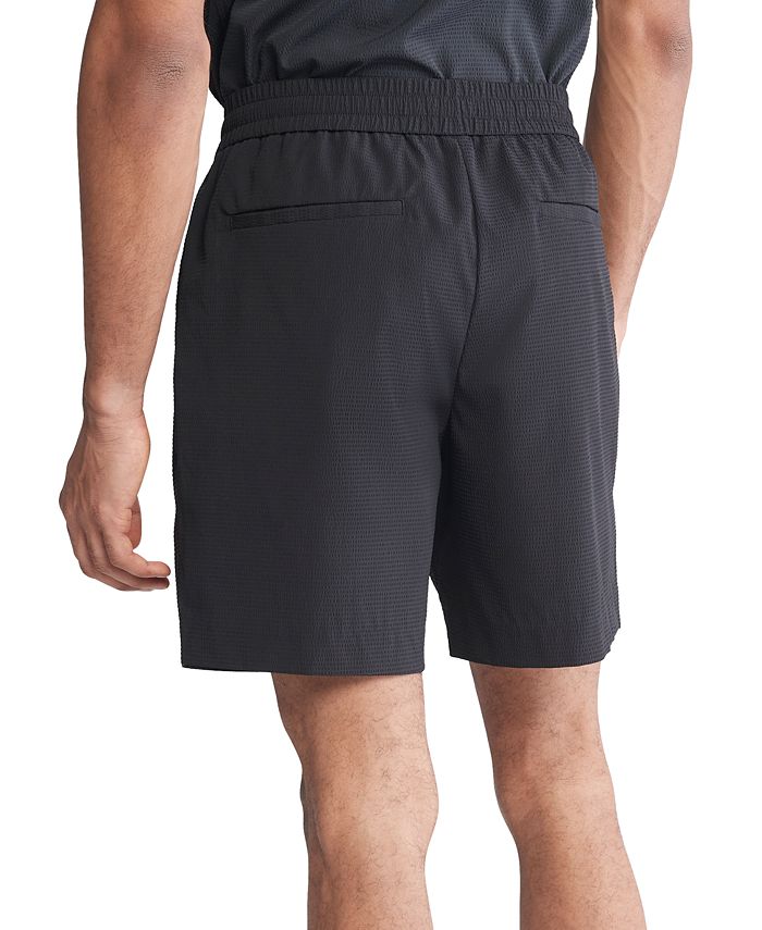 Calvin Klein Mens Classic Fit Textured 7 Seersucker Shorts Macys