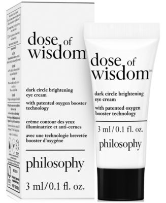 FREE Dose of Wisdom Dark Circle Brightening Eye Serum with any $35 ...