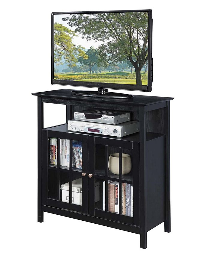 Convenience Concepts 36" Big Sur Highboy TV Stand with Storage Cabinets ...