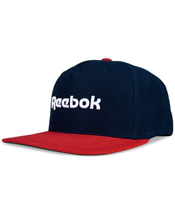 Reebok Men's Logo Embroidered Flat-Brim Snapback Hat - Macy's