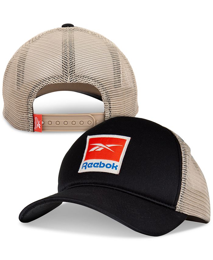 Reebok Men's Embroidered Logo Patch Snapback Trucker Hat - Macy's