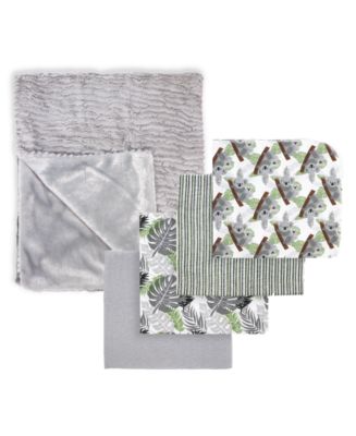 Tendertyme Baby Boys or Baby Girls Tropical Islands Baby Blankets, 5 ...