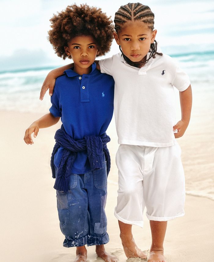 Polo Ralph Lauren Toddler and Little Boys Cotton Mesh Polo Shirt - Macy's