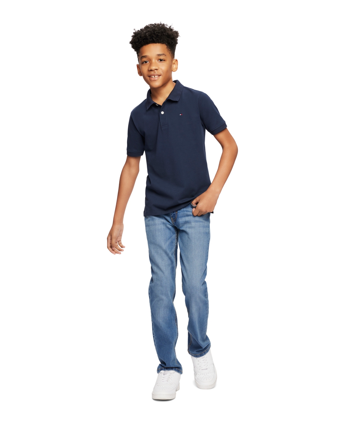 Click here for Tommy Hilfiger Big Boys Ivy Stretch Polo Collared... prices