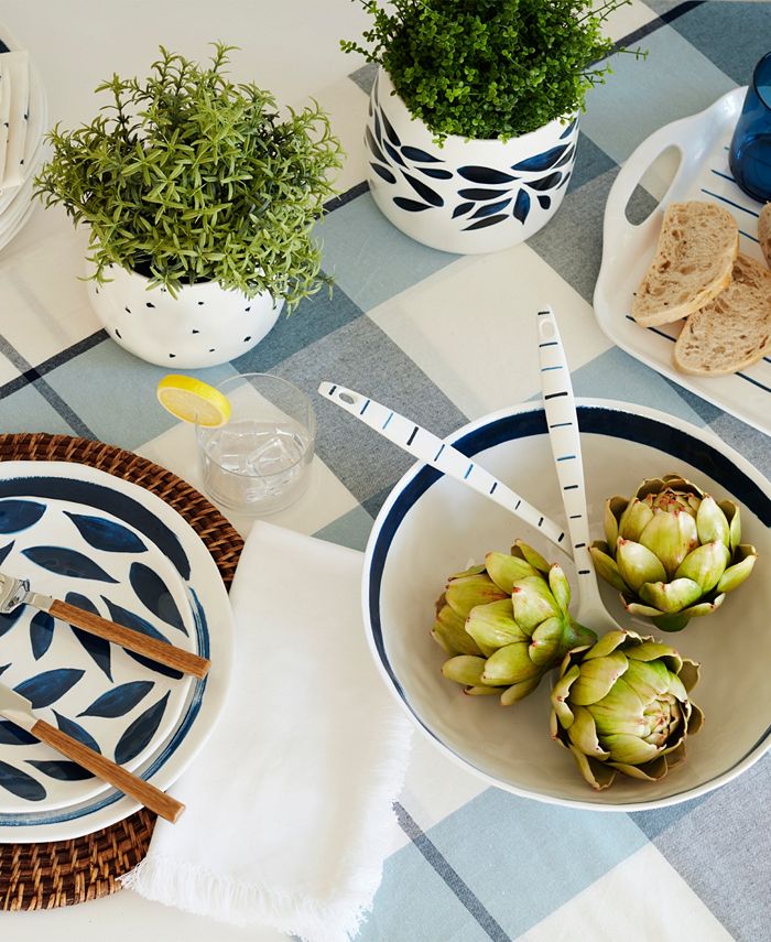 Lenox Blue Bay Melamine 20-Piece Dinnerware Set, Service for 4 - Macy's