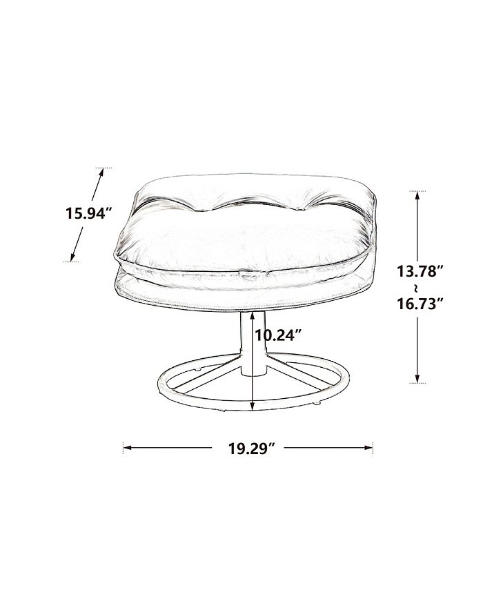 Simplie Fun Accent Chair TV Chair Living Room Chair With Ottoman - Macy's