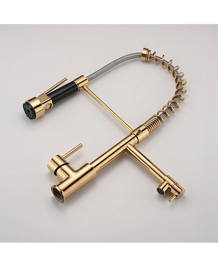 Simplie Fun Commercial Pull Down Kitchen Sink Faucet Single Handle ...