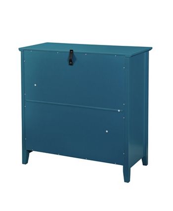 Simplie Fun Storage Cabinet, Buffet Sideboard, Teal Blue - Macy's