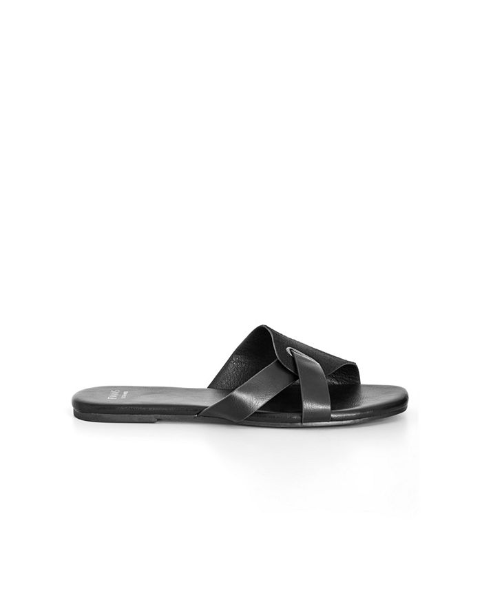 AVENUE Wide Fit Kingsley Slip On Sandal - Macy's