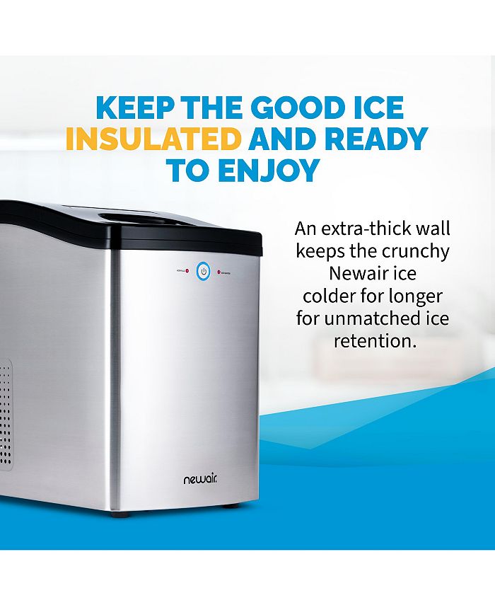 Newair 45lb. Nugget Countertop Ice Maker with Self-Cleaning Function ...