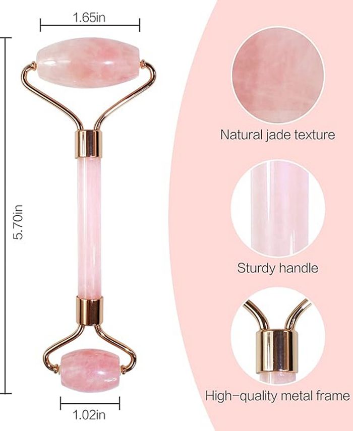Lovery Rose Quartz Facial Roller - Macy's