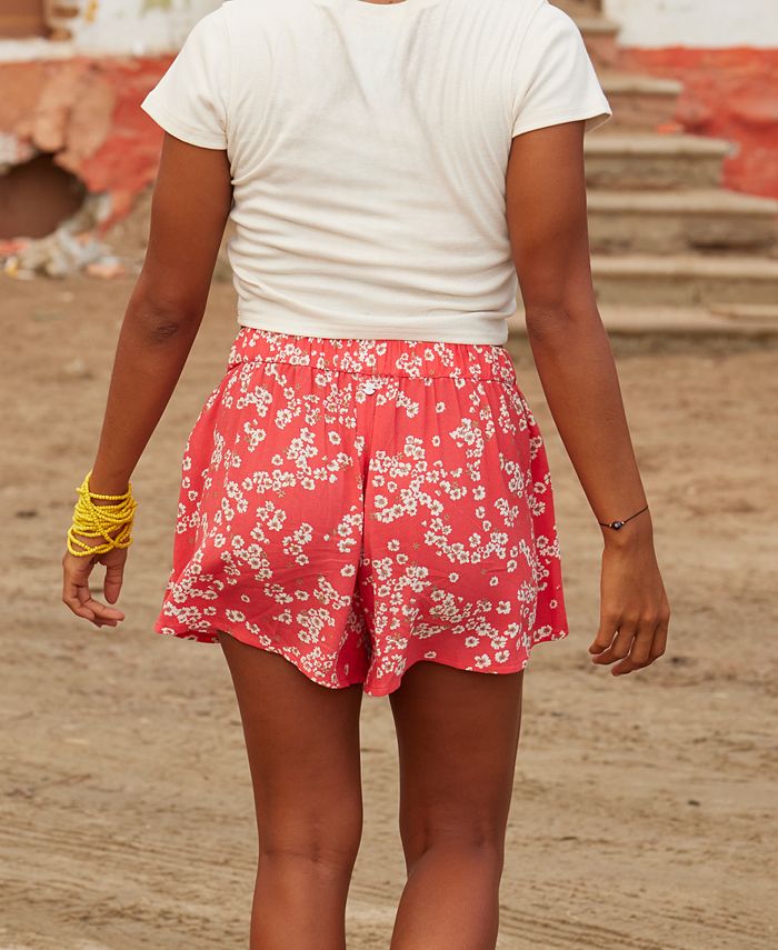 Roxy Juniors' Midnight Avenue Flowy Shorts - Macy's