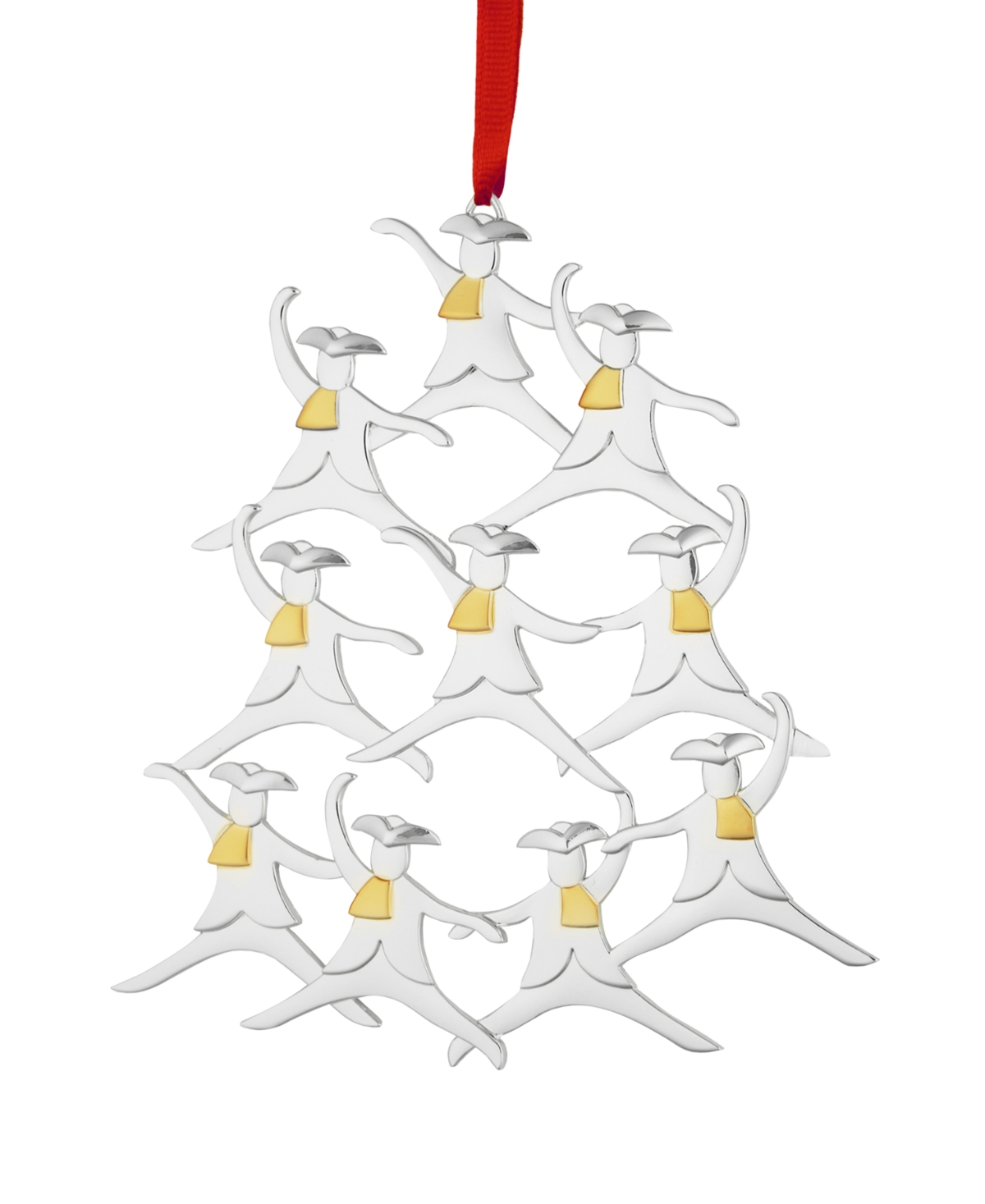 Click here for Nambe Ten Lords-a-Leaping Holiday Ornament - Silve... prices